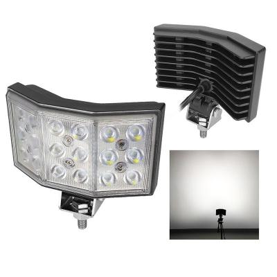 China 240 Degrees Wide Angle Forklift Light 54W Auxiliary Headlights LED Work Light for sale