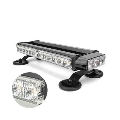 China 24W LED Work Light Bar 12V - 24V Amber Warning Light Bar For Jeeps Truck for sale