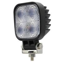 China 3inch Mini Square LED Work Light 12W Waterproof with Stainless Steel Bracket for Tractor and Truck for sale