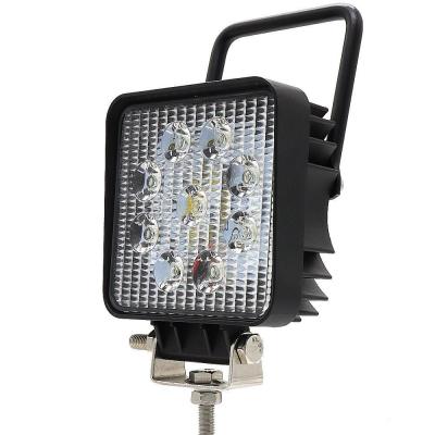 China Square LED Work Light 27W With On/Off Switch And Handheld 10-36V for sale