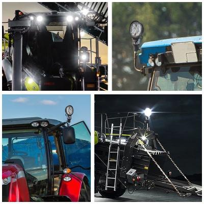 China 27W Round LED Work Light with Switch on The Back on/off Button for sale