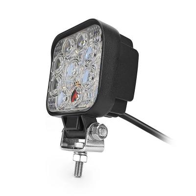 China Mini 27W Forklift Truck LED Work Light Square Headlight for sale