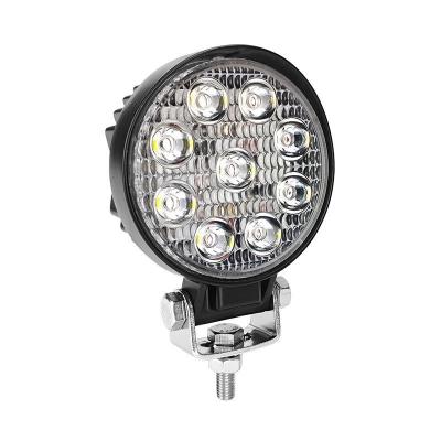 China LED Mini 27W IP67 Spotlight Work Vehicle Round Light for sale