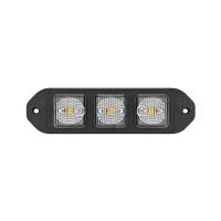 China Flexible Amber Strobe Light Bar Waterproof LED Warning Light Bar 9W for sale