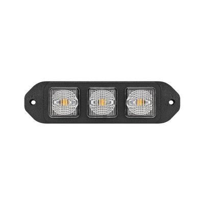 China Flexible Amber Strobe Light Bar Waterproof LED Warning Light Bar 9W for sale