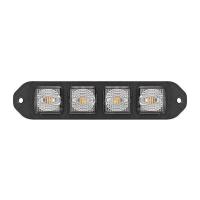 China 12W Truck Strobe Light 12V - 24V Thin LED Strobe Lights For High Power Forklift for sale