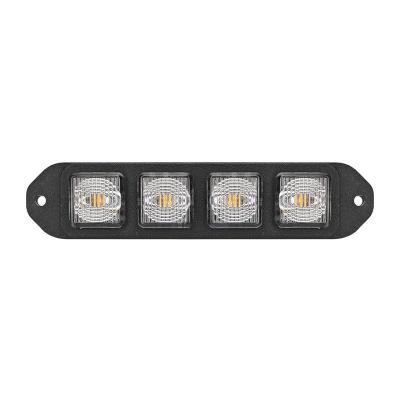 China 12W Truck Strobe Light 12V - 24V Thin LED Strobe Lights For High Power Forklift for sale