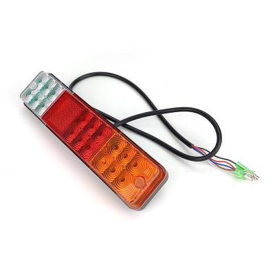 China 10V - 80V LED Trailer Tail Lights Three Color Forklift Tail Light With Materials of PC Lens for sale