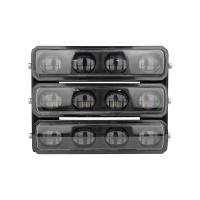 China Diecast Aluminum Housing Mounting Bracket Stainless Steel Crane Equipment Red Safety Warning Light Forklift Safety Light for sale