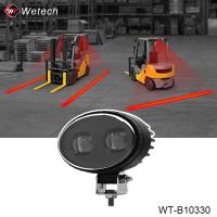 China Red / Blue Forklift Safety Zone Lights IP67 Fork Truck Safety Light for sale