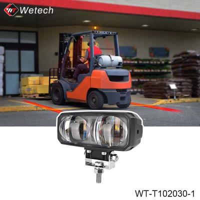 China High Brightness Forklift Red Zone Light 30W LED Forklift Lights Waterproof for sale