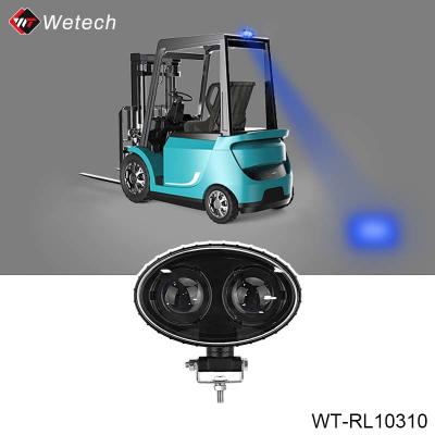 China PMMA Lens Waterproof IP67 Blue LED Spot Light WT-RL10310 for Truck and Engineering Equipment for sale