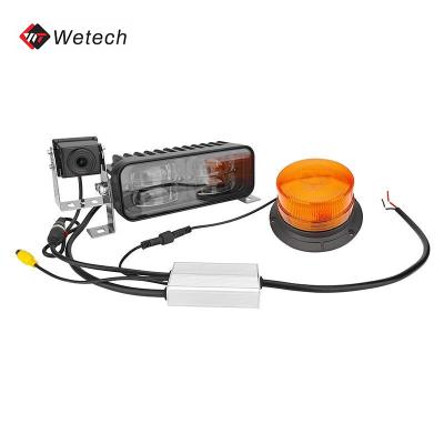 China 1W Ai Bsd Camera Power 10-60V DC Forklift Zone Safety Light with Camera Camera and PC Lens Material Beacon for sale