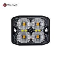 China Customized LED Yellow Strobe Light 12W Emergency Strobe Lights For Trucks for sale