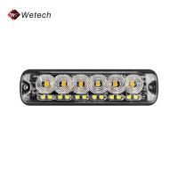 China 18W Truck Strobe Light High Bright LED Grille Strobe Lights IP67 PC Lens Materials for sale