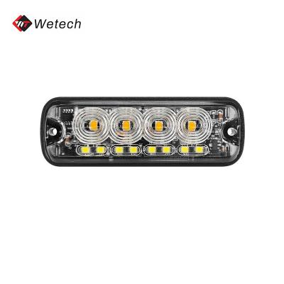 China Commercial Grille Strobe Lights 6W - 10W Amber Strobe Lights For Trucks for sale