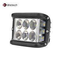 China 36W 12V 24V Flood Beam Dual Color Side Strobe Led Work Lamp for sale