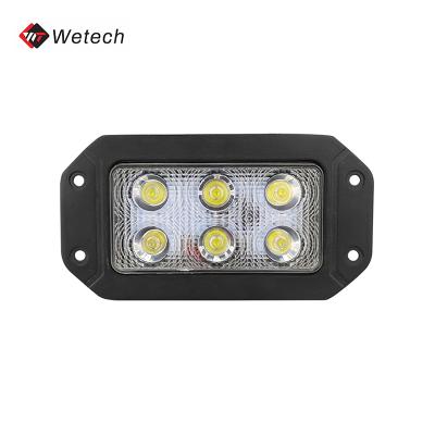 China Waterproof Led Flood Work Lights 18W Work Light For Truck Tractor SUV ATV for sale