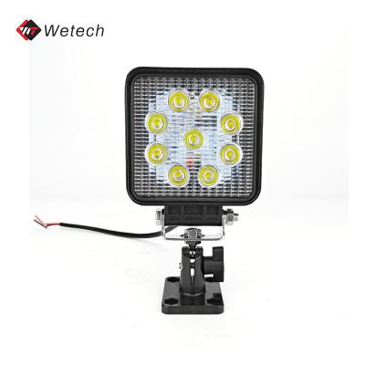 China DC 12V 24V 27W Tractor Forklift LED Working Light LED Headlight for sale