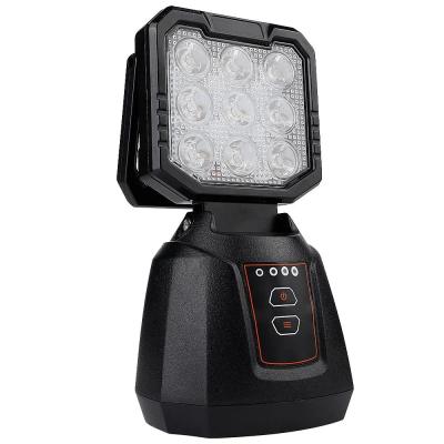China High Brightness 9PCS*3W LED Work Light with 7.4V 14400mAh Li-ion Battery and 100%-30%-SOS Light Mode for Outdoor Camping and Emergency Lighting for sale