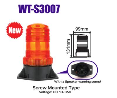 China LED Beacon Light with Screw Mounted Base 30PCS SMD 5730 LEDs IP65 Waterproof for Forklift for sale