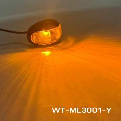 China High Brightness IP67 Waterproof 10-30V DC LED Side Mark Light Truck Strobe Light for road cleaning vehicles for sale