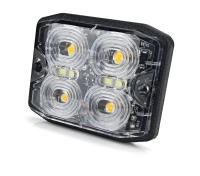 China IP67 Waterproof 12-24V DC Amber Yellow Flash LED Strobe Light for Emergency Warning in Trucks for sale