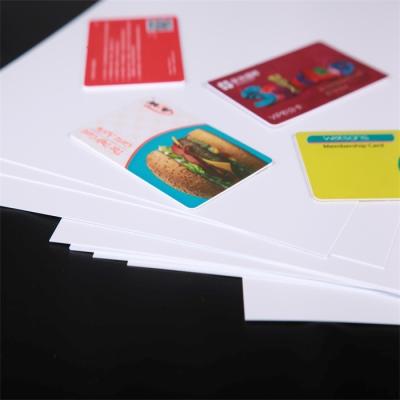 China White PVC Core Sheet / PVC Plastic Cards Sheet For Plastic Cards for sale