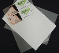 China Lightweight White Or Colored PVC Core Sheet For Business Cards Screen Printing for sale