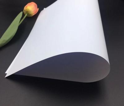 China Printable 310micron White PVC Core Sheet with 0.14-0.8mm Thickness and Vicat 78°C for ID and Smart Cards for sale