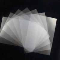 China 0.05-0.2mm Thick PVC Coated Overlay Film With Glue For Plastic Cards Lamination for sale