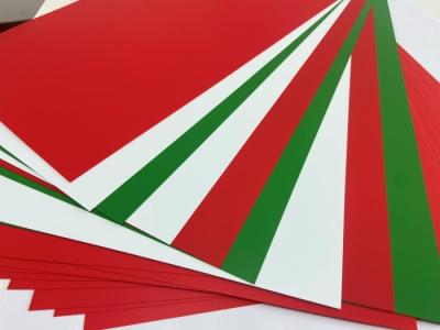 China Multi Colored Plastic Card Material PVC Core Sheet Laminated For Bank Cards Production for sale