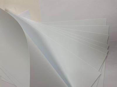 China Scratch Resistant White Color PC Core Sheet 100micron 0.1mm Thickness for sale