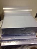 China 80micron 0.08mm Clear PVC Coated Laminated Overlay Film For Plastic Cards for sale