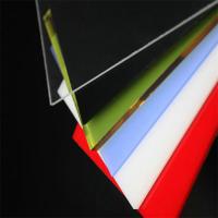 China 4mm 5mm Clear Crystal Acrylic Plastic Board 1.22x2.44m Size Chemical Resistant for sale
