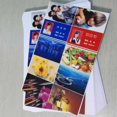China White Inkjet PVC Sheet A4 Size 210x297mm Waterproof and Durable for ID Card Printing for sale