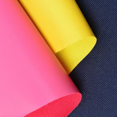 China 380gsm Polyester Oxford Fabric 300D PVC Coating Backpack Material Water Resistant for sale