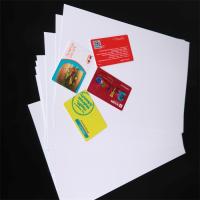China Die Cut Plastic Card Sheet PVC Core Sheet Offset Printing 0.15mm For Cards for sale