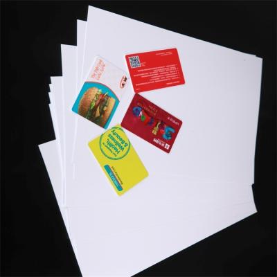 China Die Cut Plastic Card Sheet PVC Core Sheet Offset Printing 0.15mm For Cards for sale