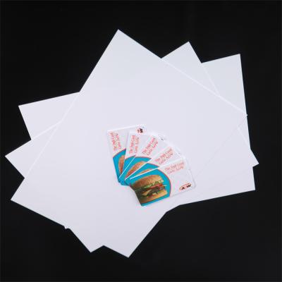 China OEM Size White Color PVC Core Sheet Middle Layer For Plastic Cards for sale