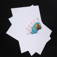 China Offset Printing White PVC Card Sheet Middle Layer Warp Resistant For Plastic Cards for sale
