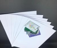 China 100% Virgin White PVC Core Sheet Offset Printing , Matt Business Card Laminating Sheets for sale