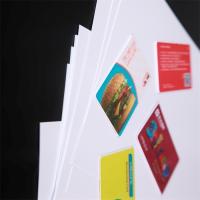 China Middle Layer White PVC Core Sheet 0.32mm For Plastic Cards Lamination for sale