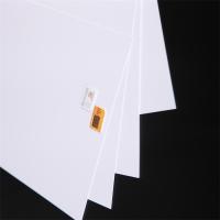 China 0.1-0.8mm Thick White ABS PVC Core Sheet For SIM Cards / Phone Cards Lamination for sale