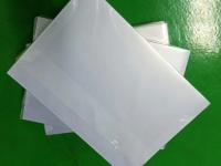 China 80micron / 0.08mm Clear PVC Coated Overlay Film For Cards Lamination for sale