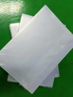 China 60micron / 0.06mm Clear PVC Coated Overlay Film For Cards Lamination for sale