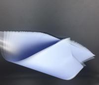 China 50micron Clear PVC Coated Overlay Film with One Side Glue for Durable Plastic Cards for sale