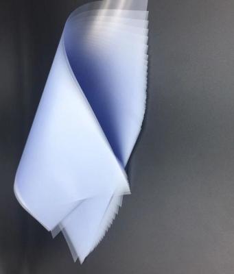 China Uncoated Transpartent PVC Overlay Film For Plastic Cards Lamination for sale