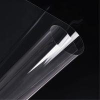 China Clear 0.25mm PET Rigid Sheet with 100% PET Materials and 1.36 g/cm3 Density for Packing and Printing for sale