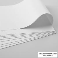 China 100% Virgin PVC Core Sheet 0.1-0.8mm Thickness with Matt Surface for Plastic Card Lamination for sale